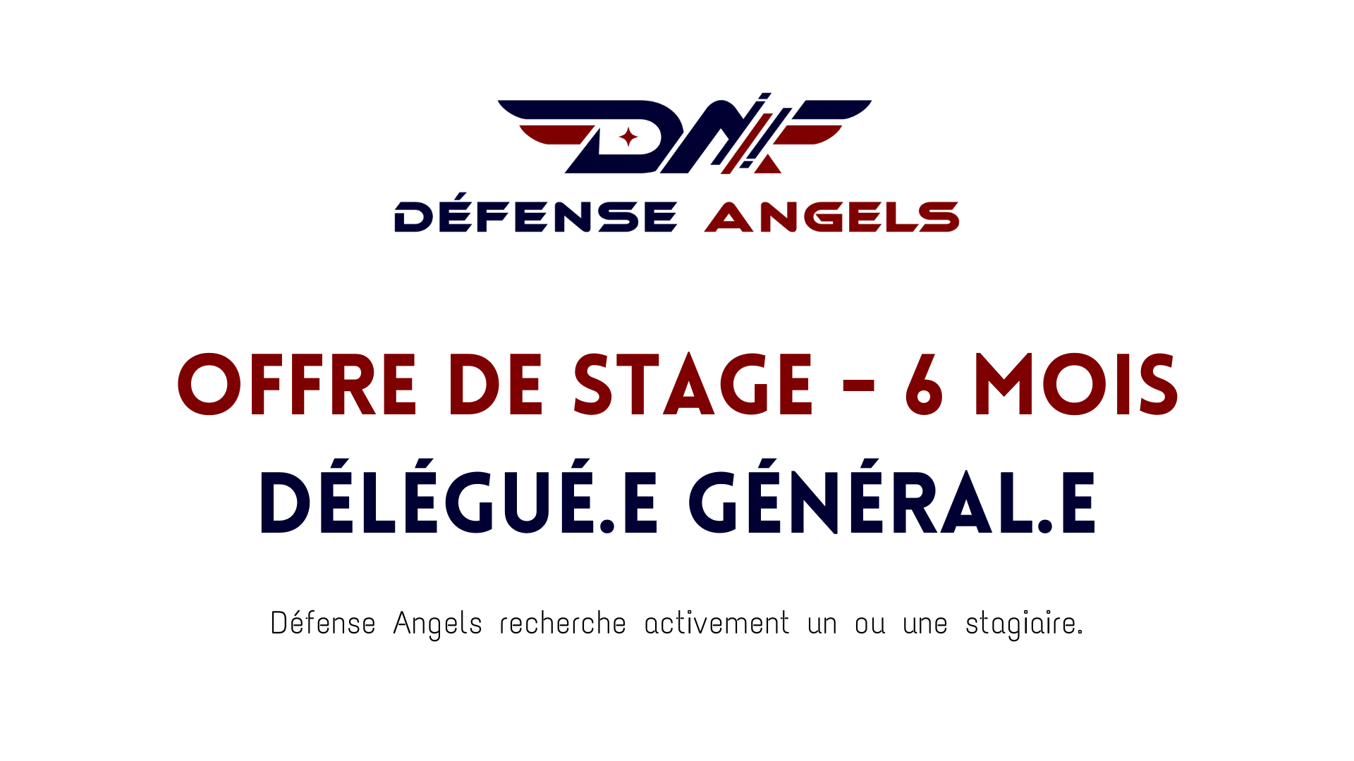 Offre de stage chez Défense Angels - France Angels