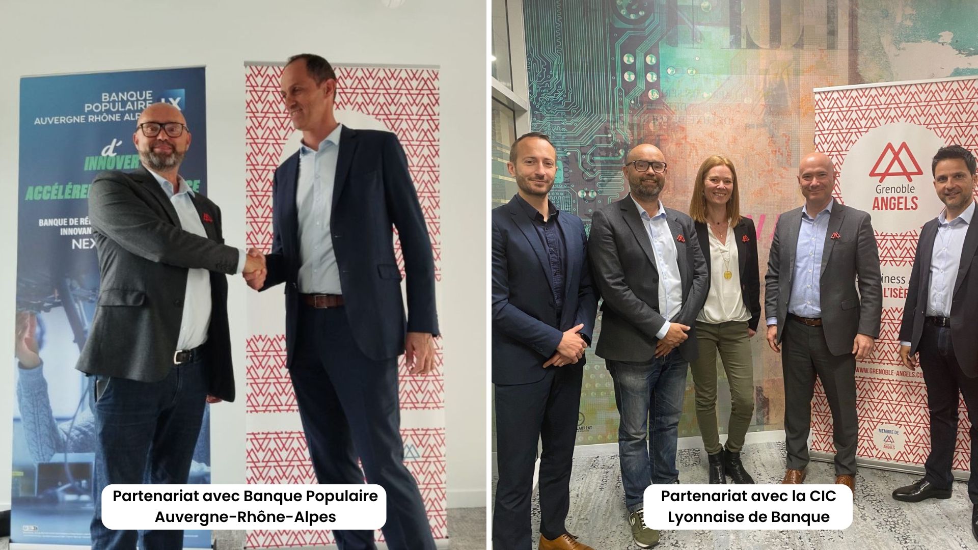Renouvellement de partenariats pour Grenoble Angels - France Angels